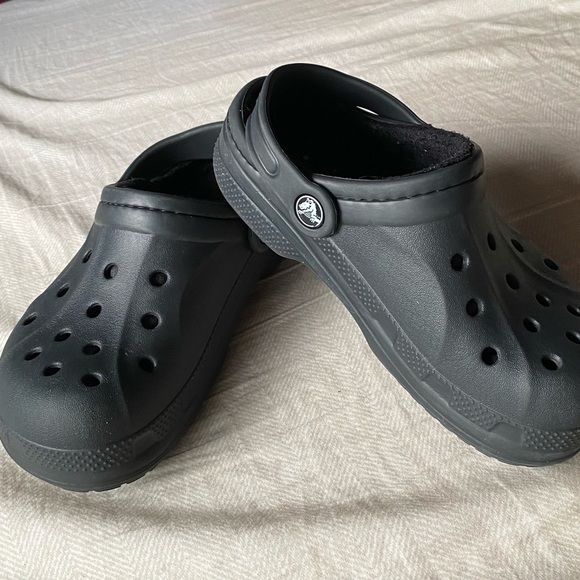 CROCS | Shoes | Crocs Kids Classic Lined Clog Big Kids Size J Black ...